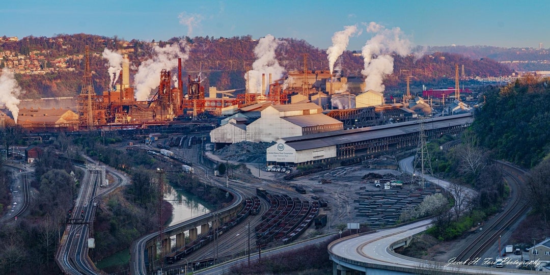 North Versailles - US Steel Edgar Thomson Works From North Versailles ...
