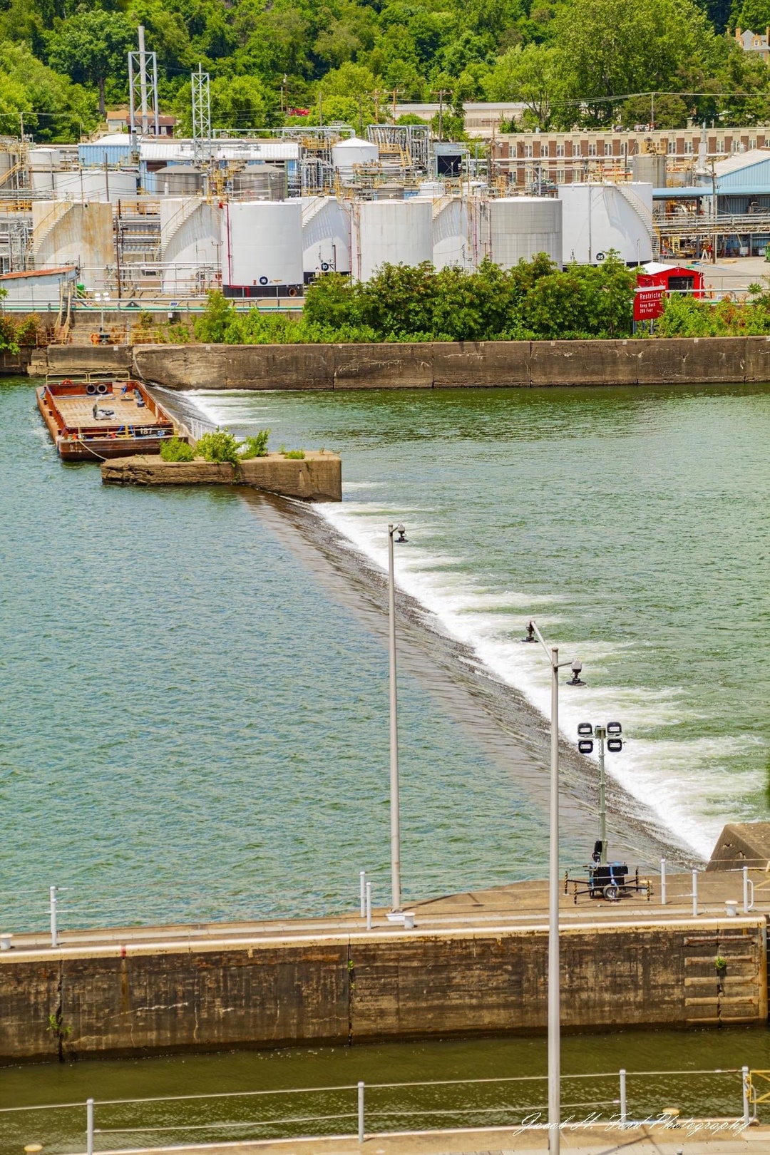 Elizabeth - Lock and Dam #3 on Sunny July Afternoon From Bunola River ...
