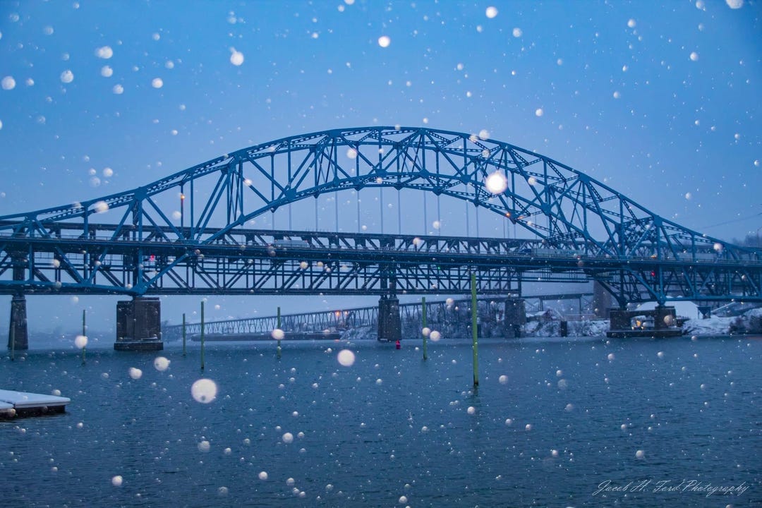 Belle Vernon - Belle Vernon Bridge From Smitty’s Marina Near Dusk on ...