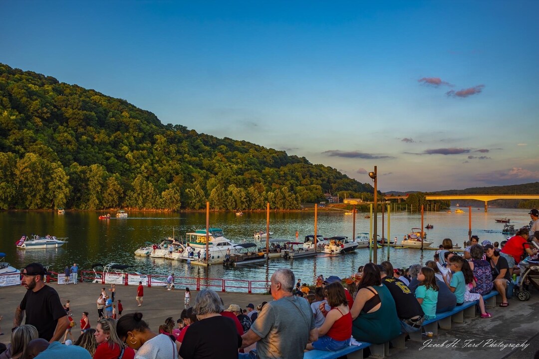 People Waiting for July 4th Fireworks at Monongahela Aquatorium - Etsy