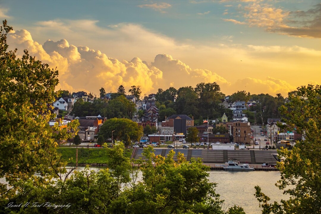 Monongahela Across River From Bunola River Rd. at Golden Hour - Etsy