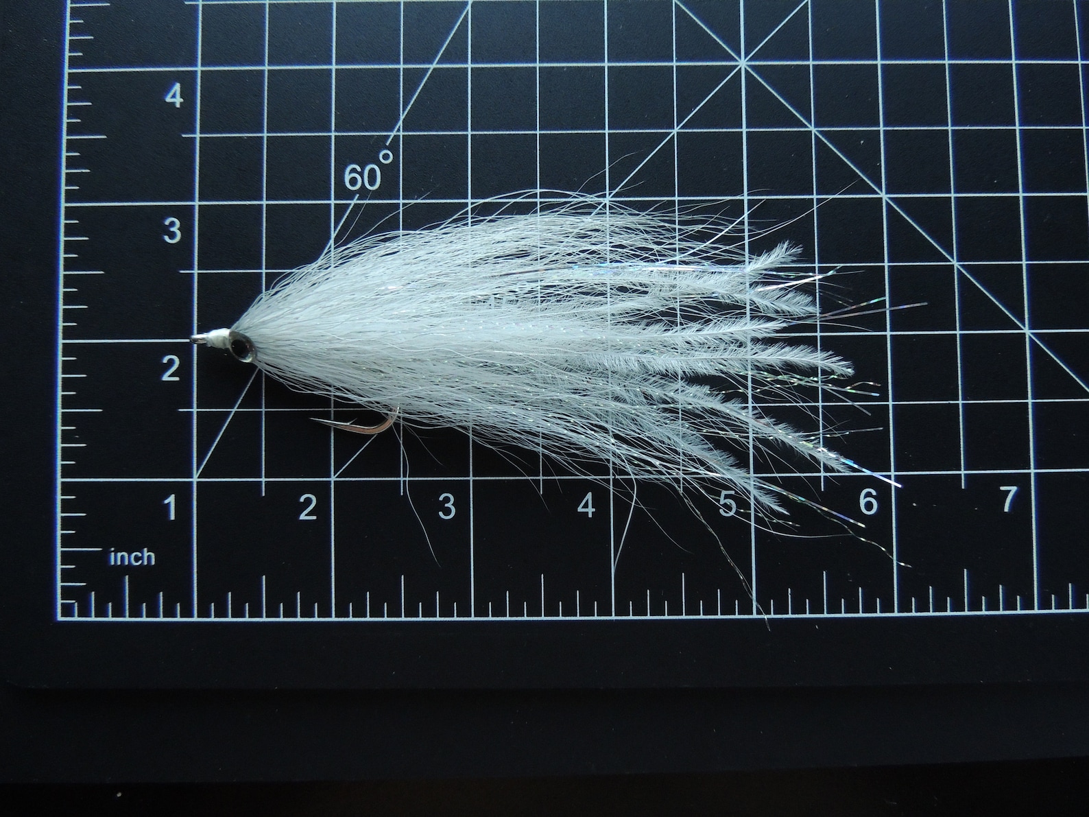 E057 1 Ea Hollow Fly Deceiver Saltwater Fishing Striped Bass Sea Trout ...