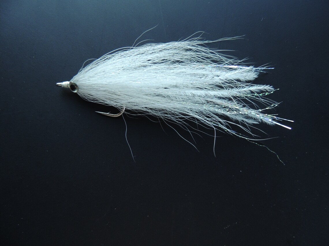 E057 1 Ea Hollow Fly Deceiver Saltwater Fishing Striped Bass Sea Trout ...