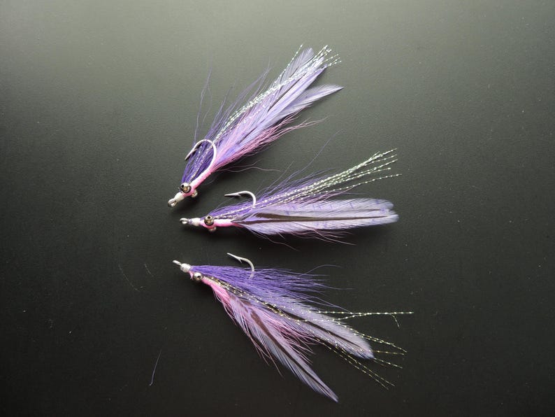 ET120 Set of 3 Half and Half Saltwater Fly Fishing Striped Bass Sea ...