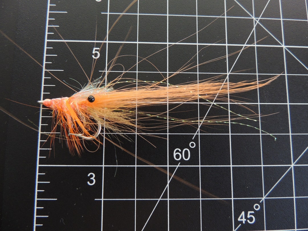 E029 1 Each Shrimp Patergriesen Fly Saltwater Fishing Incredible Action ...