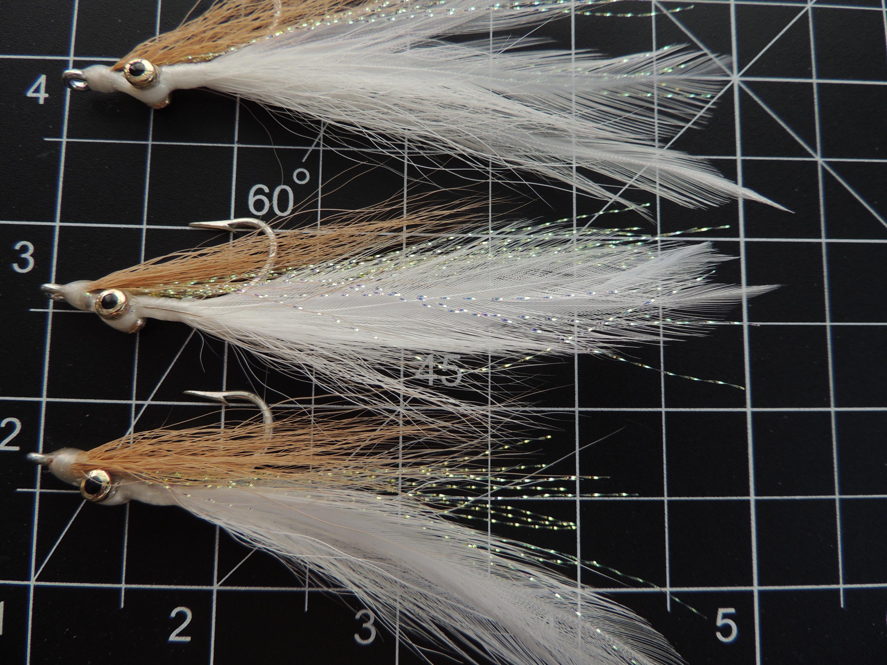 ET129 Set of 3 Half and Half Saltwater Fly Fishing Striped Bass Sea ...