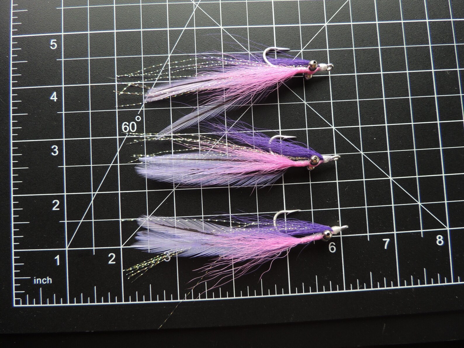 ET120 Set of 3 Half and Half Saltwater Fly Fishing Striped Bass Sea ...