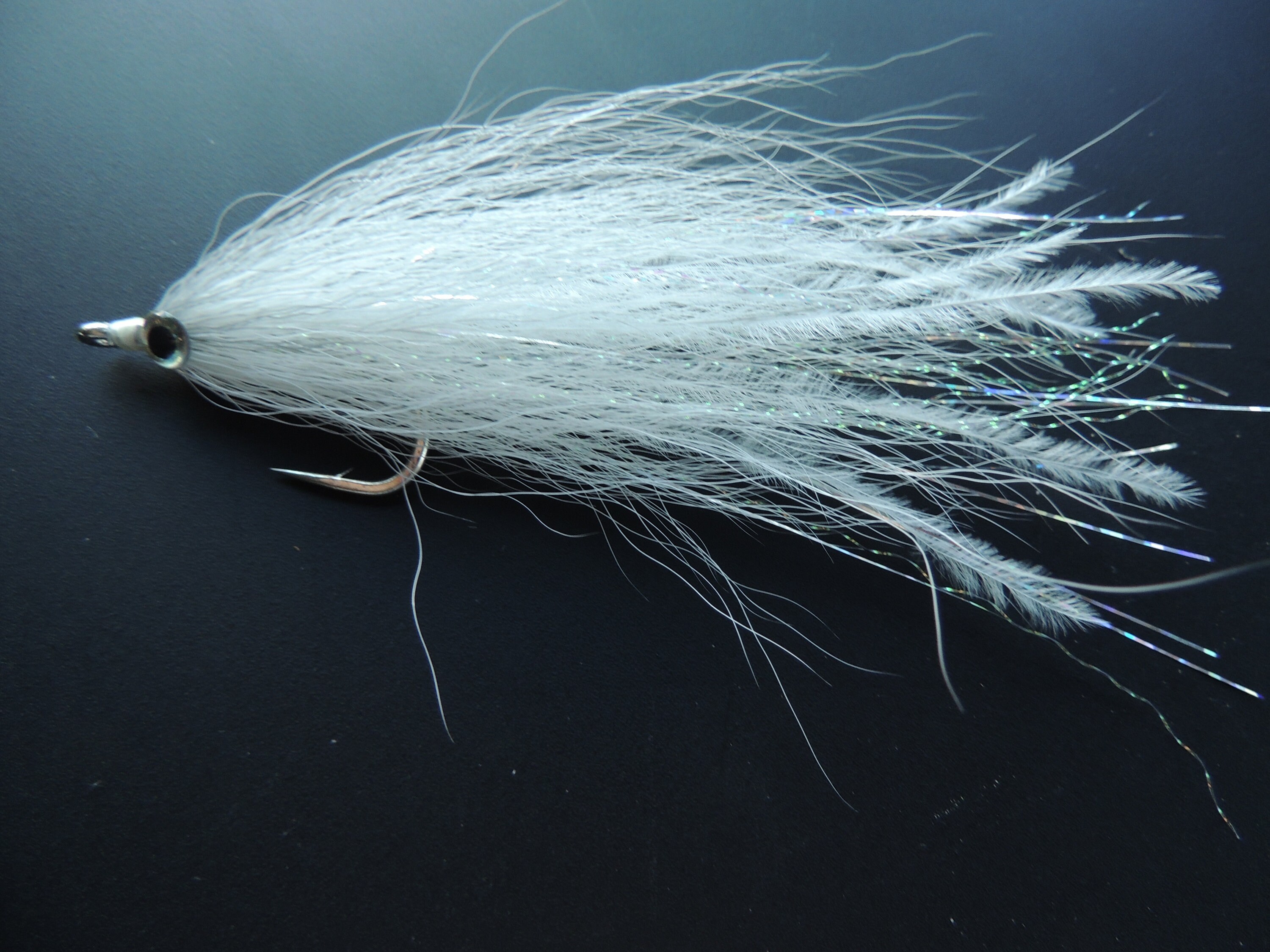 E057 1 Ea Hollow Fly Deceiver Saltwater Fishing Striped Bass Sea Trout ...