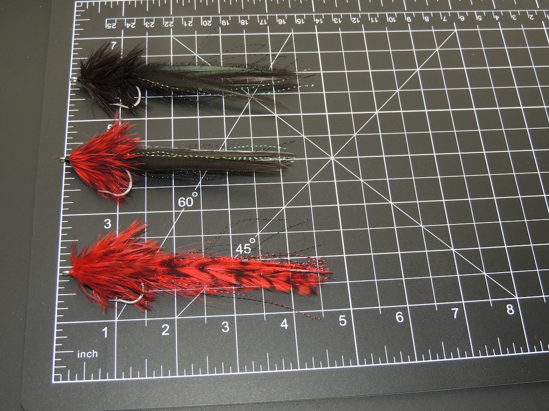 E001 Seaducer Set of 3 Saltwater Fly Fishing Striped Bass Sea Trout ...