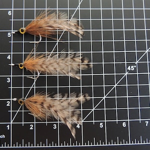 ET113 NF Grizzly Set of 3 Tarpon Cockroach Saltwater Fly Fishing ...