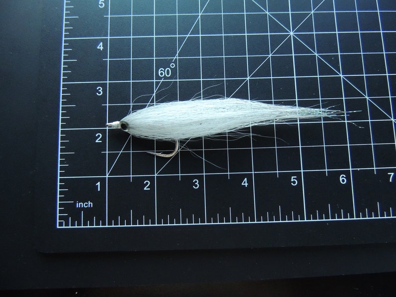 E057 1 Ea Hollow Fly Deceiver Saltwater Fishing Striped Bass Sea Trout ...