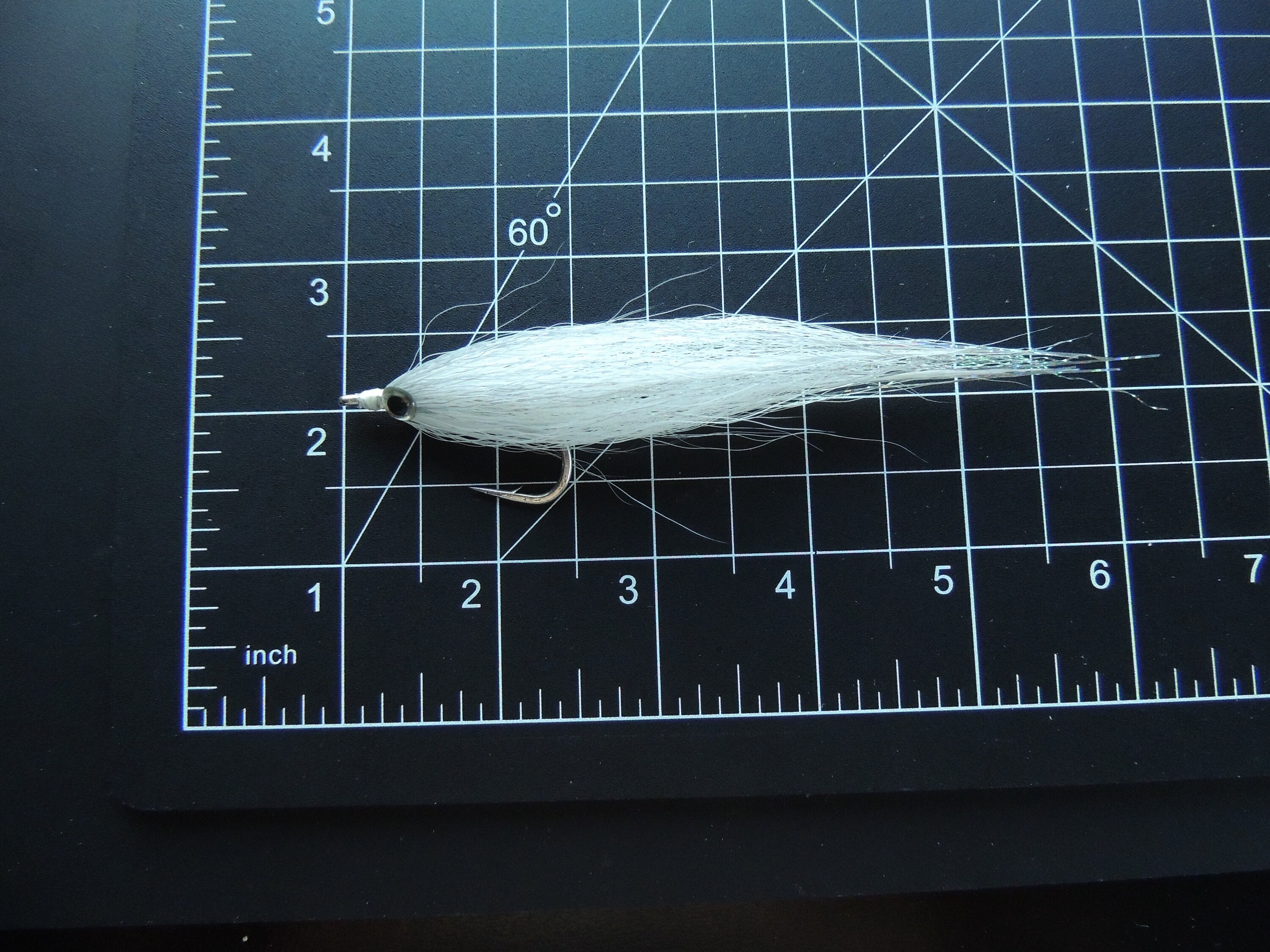 E057 1 Ea Hollow Fly Deceiver Saltwater Fishing Striped Bass Sea Trout ...