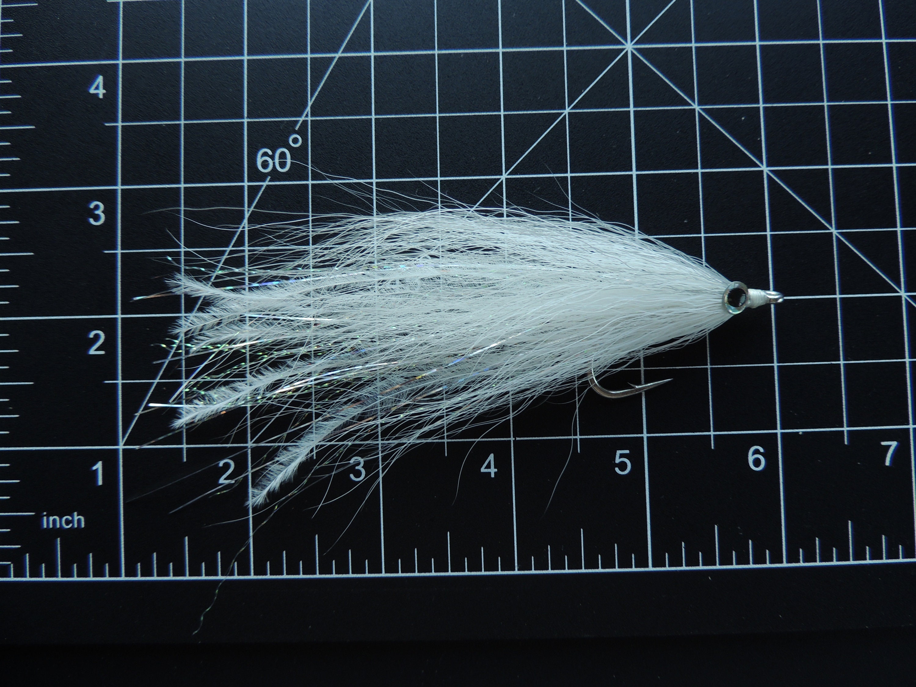 E057 1 Ea Hollow Fly Deceiver Saltwater Fishing Striped Bass Sea Trout ...