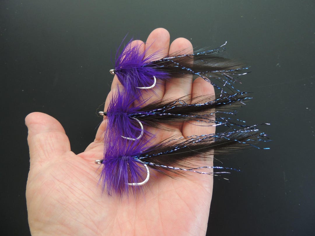 ET161 Set of 3 Seaducer Saltwater Fly Fishing Striped Bass Sea Trout ...