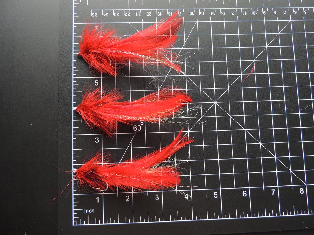 E012 Set of 3 Seaducer Saltwater Fly Fishing Striped Bass Sea Trout ...