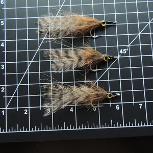 ET117 MF Grizzly Set of 3 Tarpon Cockroach Saltwater Fly Fishing ...