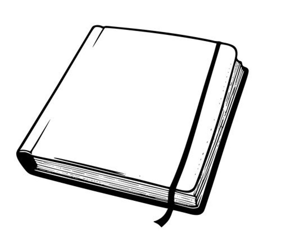 15 Blank Book Designs - SVG & PNG - Etsy