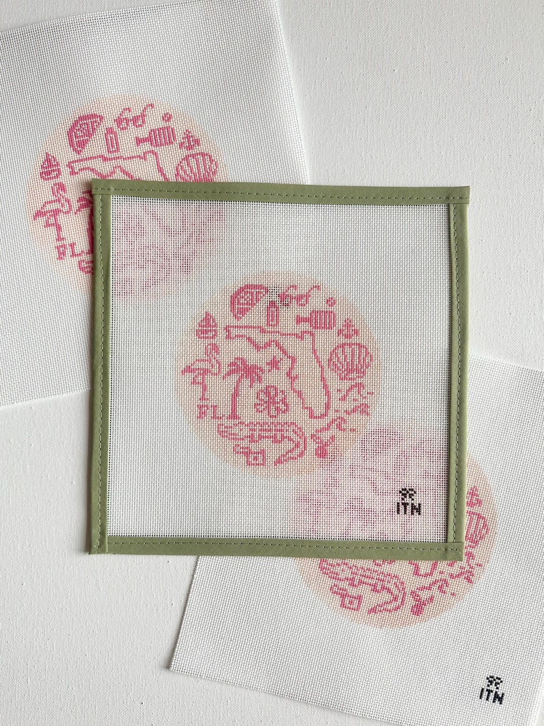 Florida Icons Needlepoint Canvas - Etsy