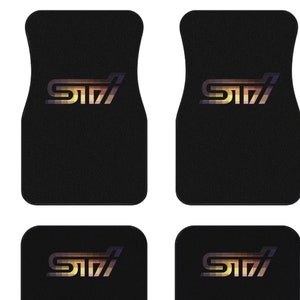 Subaru Full Set Floor Mats Subaru STI Logo Subaru WRX STI Accessories ...