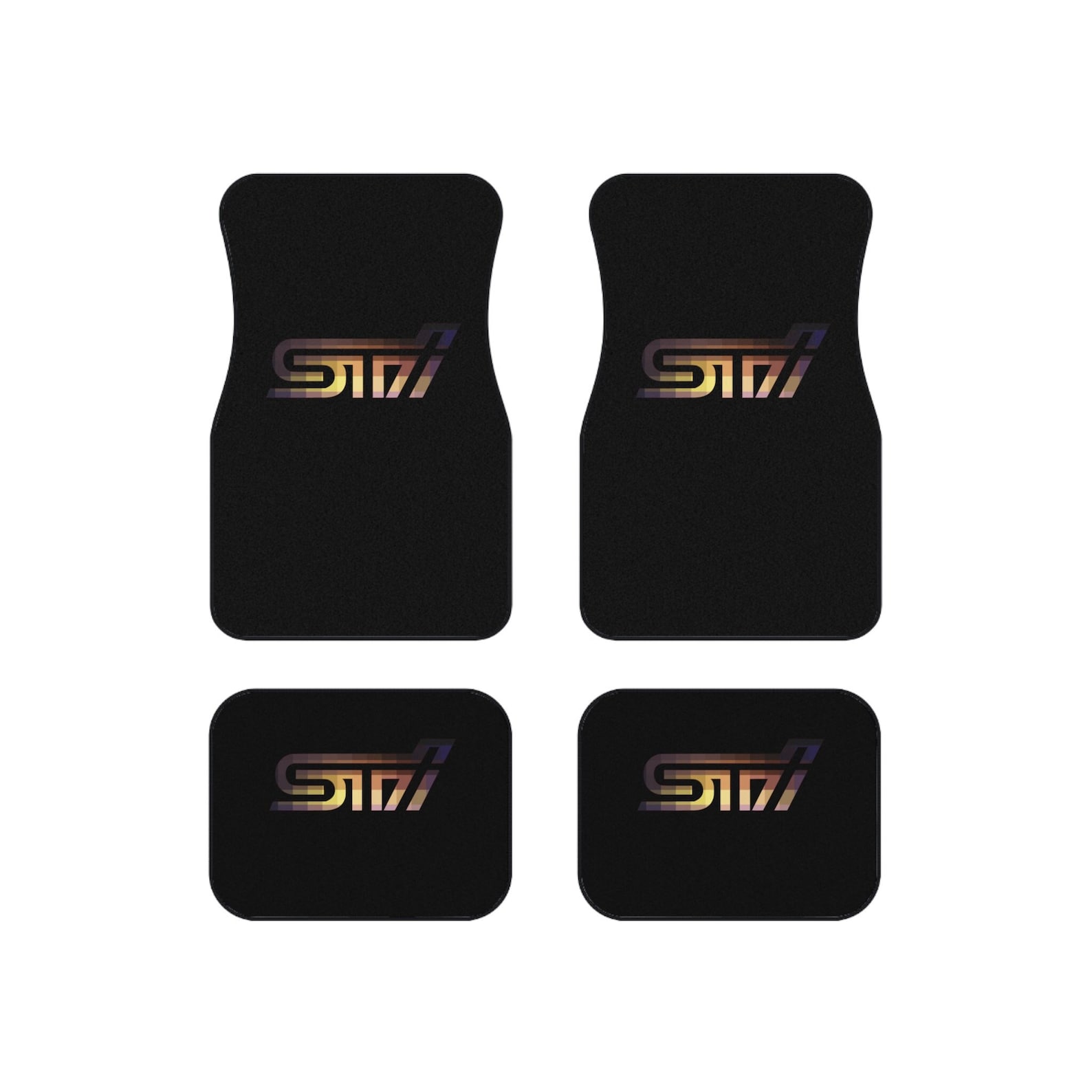Subaru Full Set Floor Mats Subaru STI Logo Subaru WRX STI Accessories ...