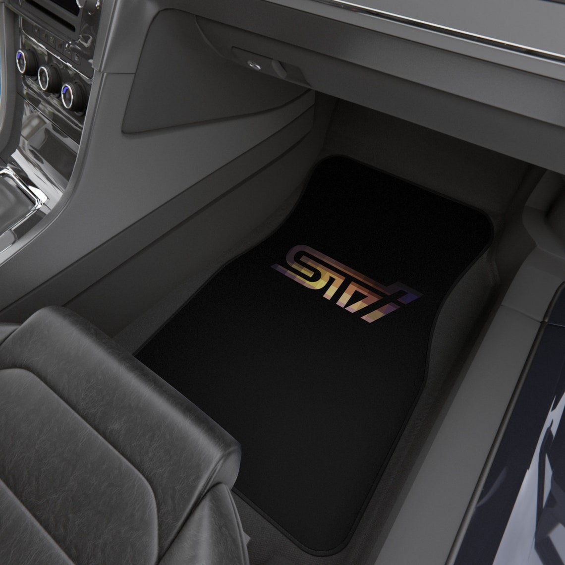 Subaru Full Set Floor Mats Subaru STI Logo Subaru WRX STI Accessories ...