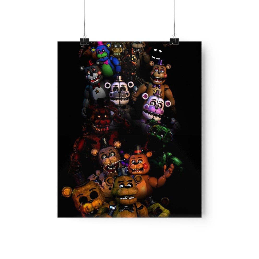 FNAF Five Nights at Freddys Premium Matte Vertical Posters - Etsy