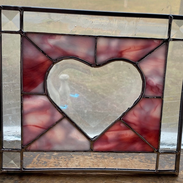 Heart Stained Glass - Etsy