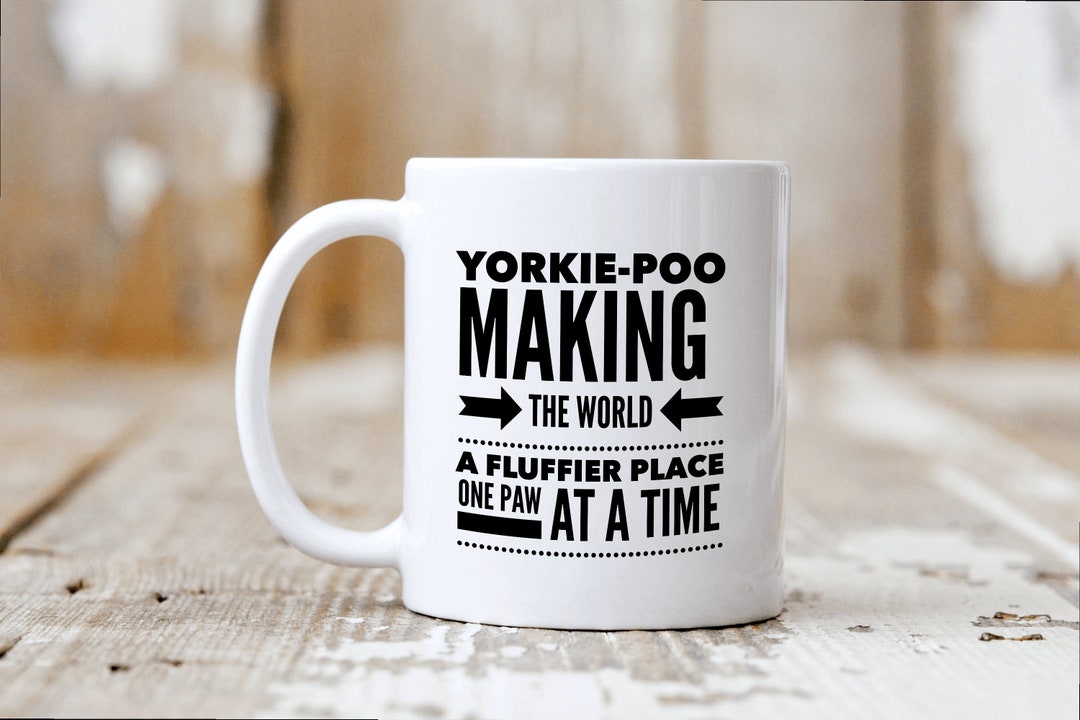 Yorkie-poo Gift, Yorkie-poo Dad, Yorkie-poo Mom, Yorkie-poo Dog Gift ...