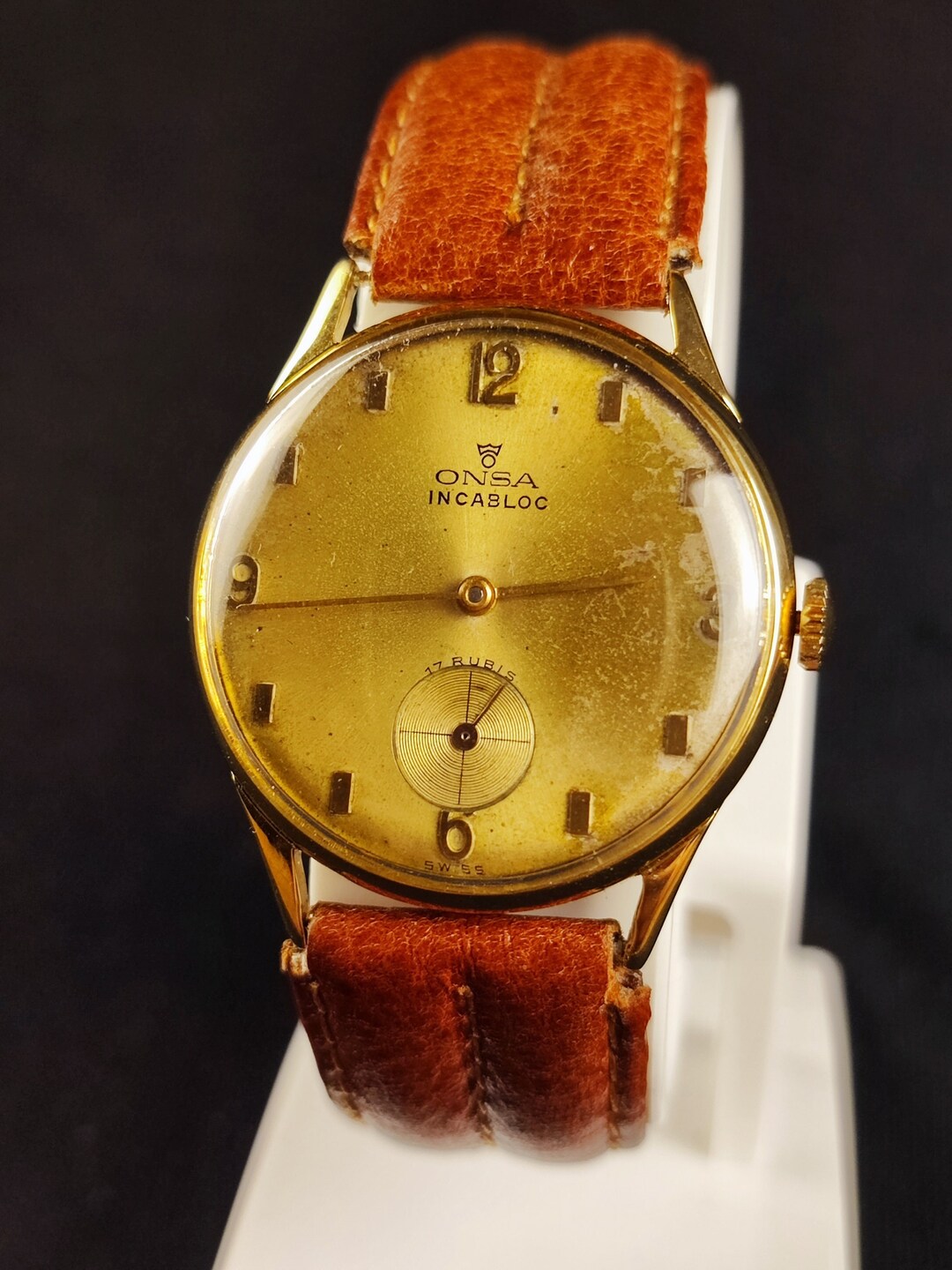 1960's Onsa INCABLOC 17 RUBIS Watch Vintage Swiss - Etsy UK