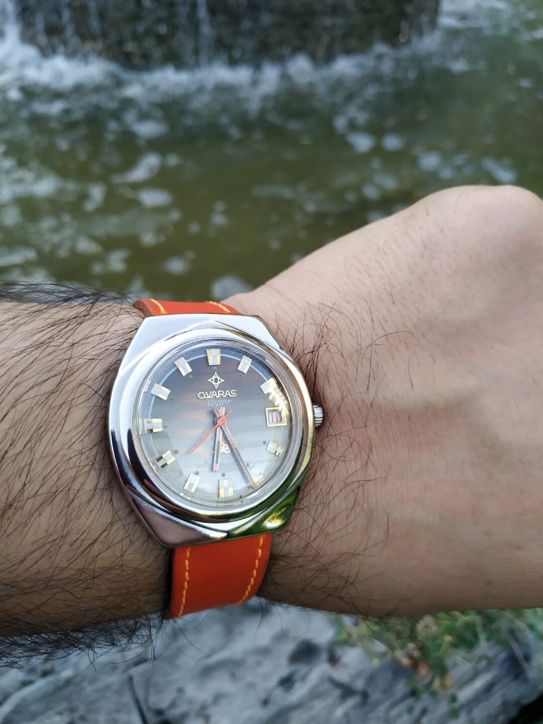 Vıntage 1970's Ovaras Super Swıss Made Men's Watch 17 - Etsy