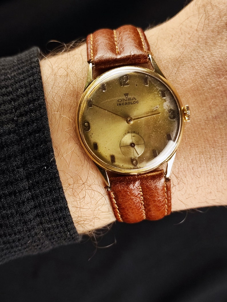 1960's Onsa INCABLOC 17 RUBIS Watch Vintage Swiss - Etsy
