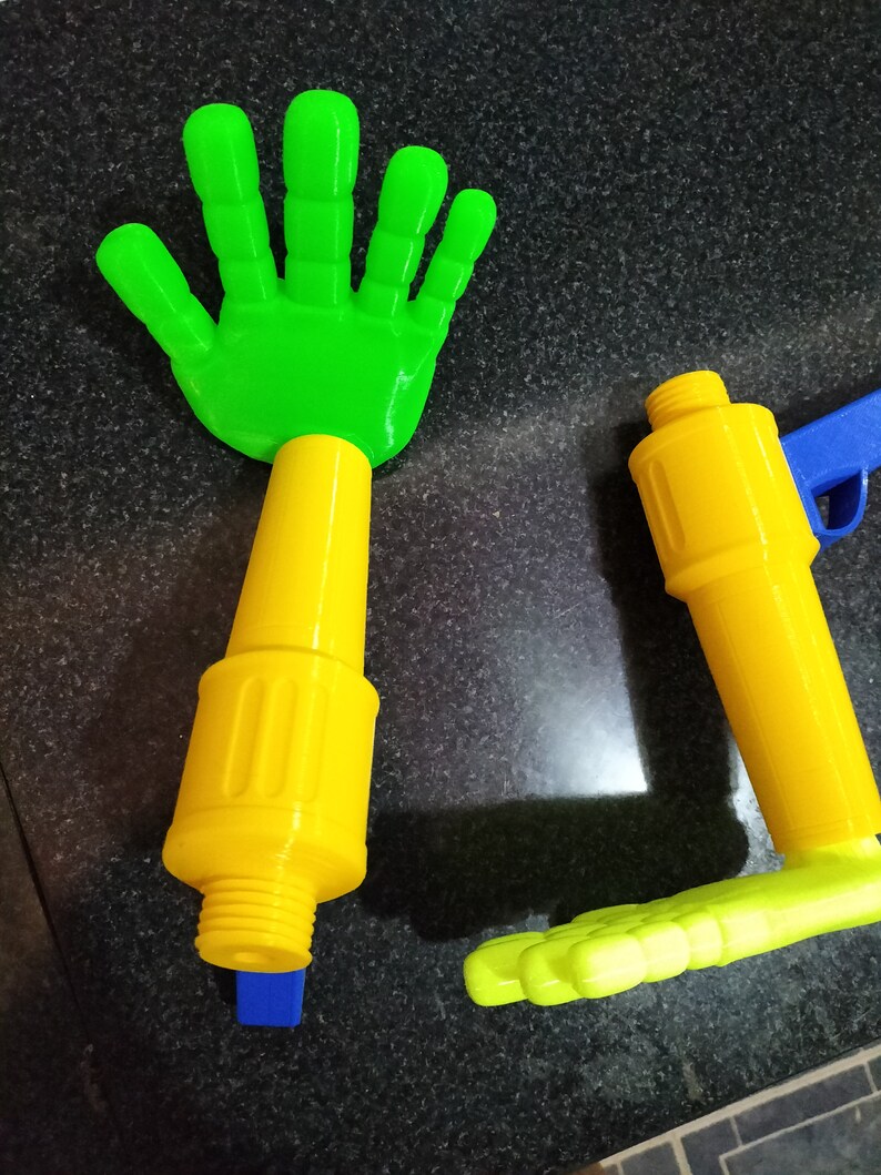 Poppy Playtime Hands 3D Yellow and Green - Etsy