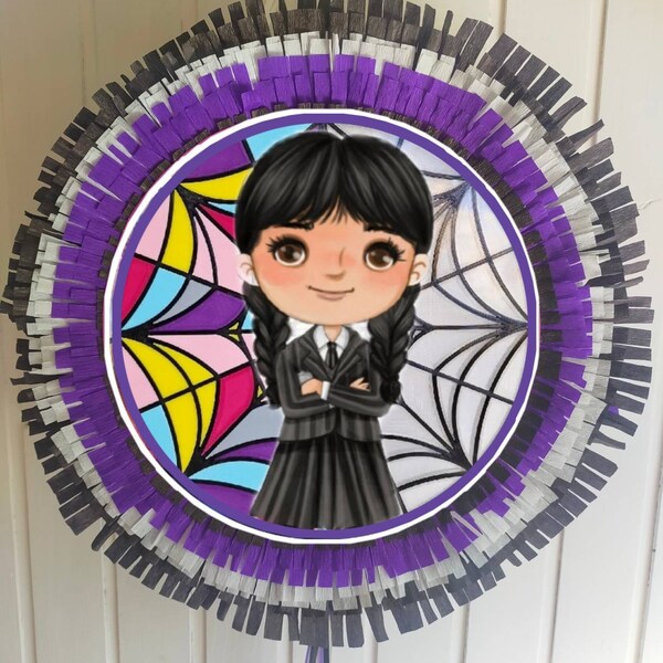 Wednesday Addams Pinata - Etsy