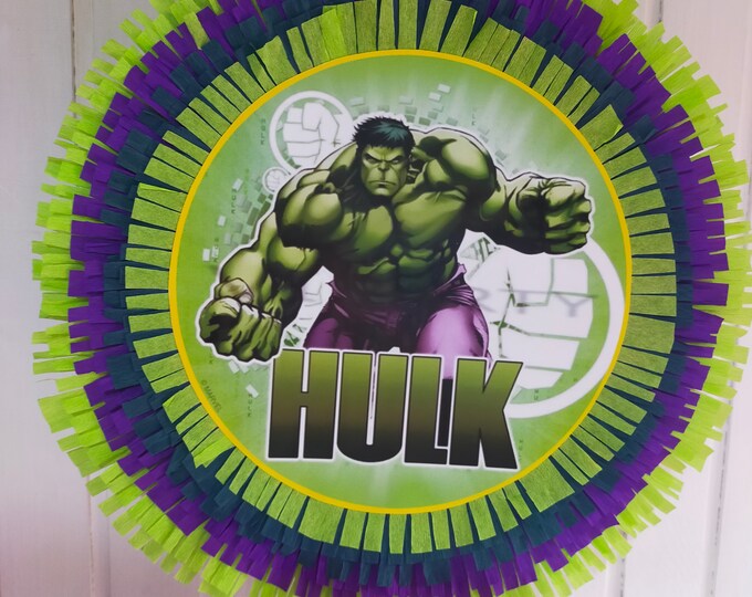 Number Pinata Inspired by Hulk 23 X 14 - Etsy
