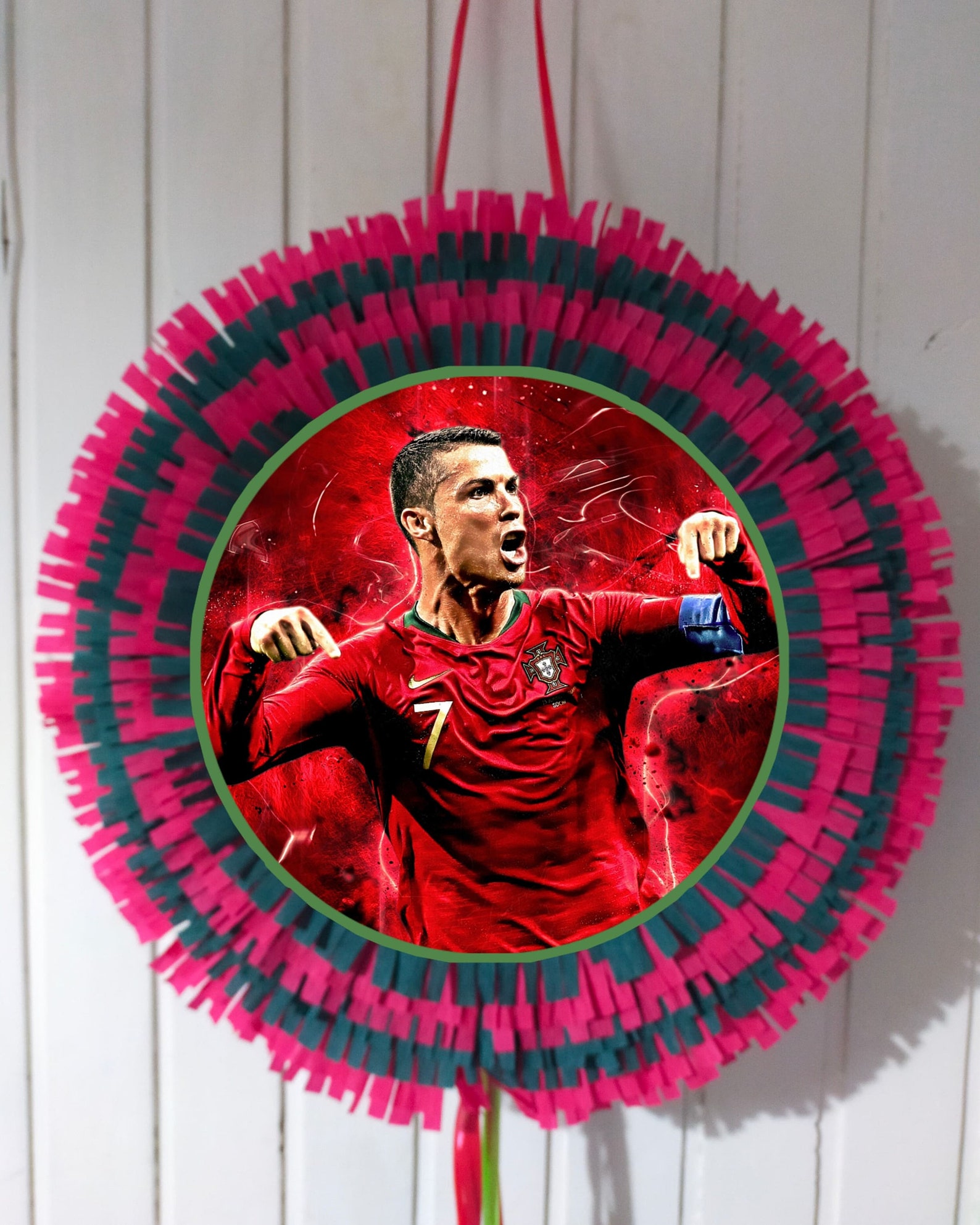 Piñata de cumpleaños Cristiano Ronaldo Portugal futbol Birthday Party ...