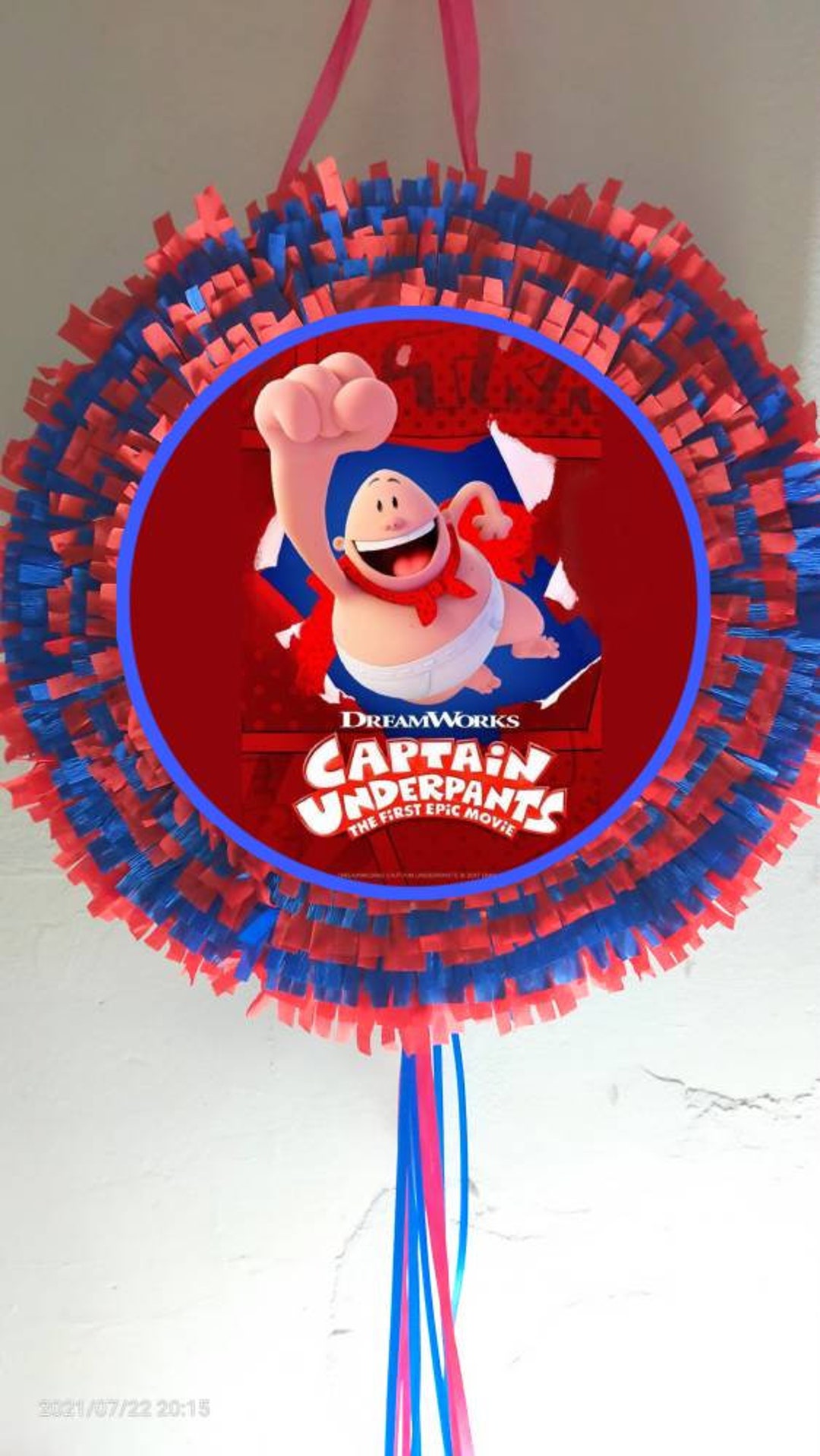 Birthday Pinata Captain Underpants Birthday Party Pinata - Etsy