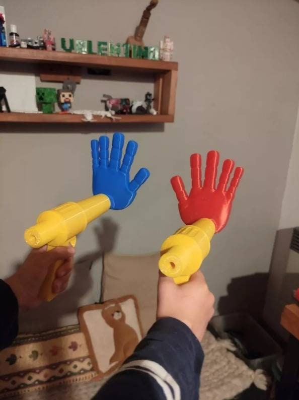 Poppy Playtime Hands 3D Pvc Red and Blue - Etsy Australia