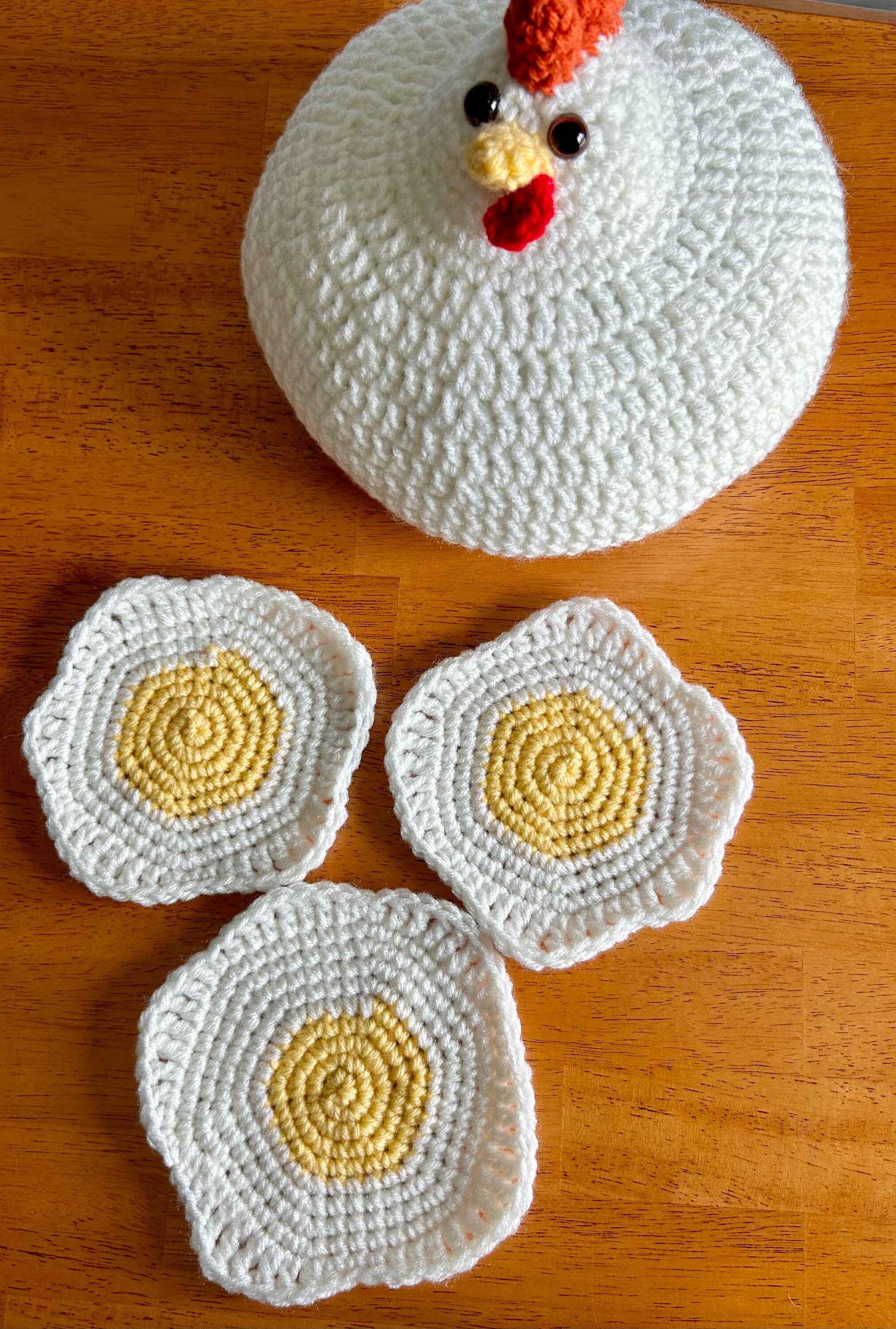 Fried Egg Coasters - Etsy