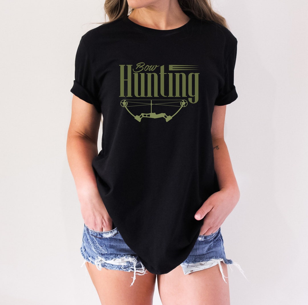 Bow Hunting Graphic Tshirt; Bow and Arrow Deer Hunting T Shirt; Archery ...