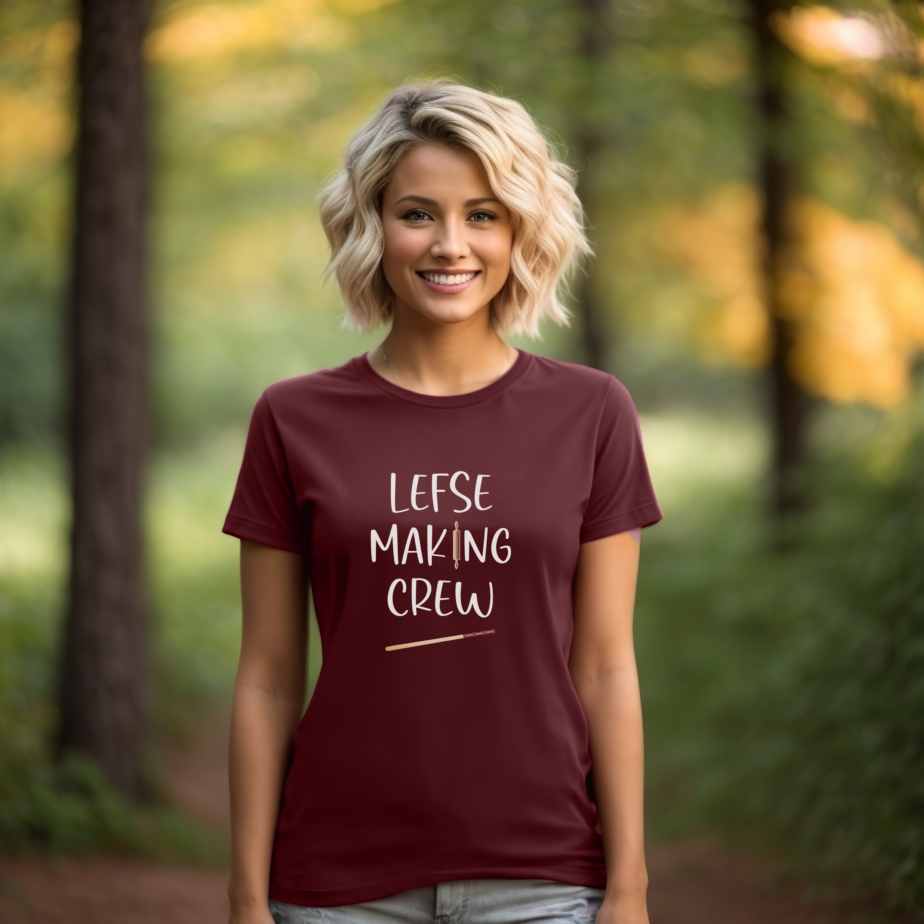 Lefse Making Crew Shirt, Group Shirts for Lefse Bakers, Family ...