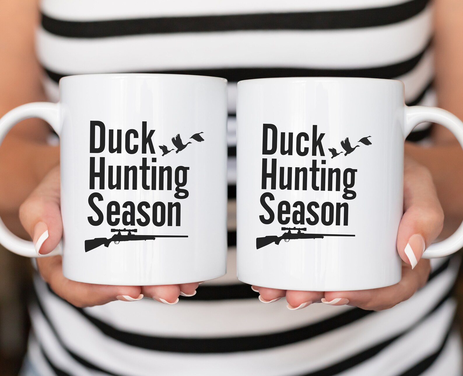 Duck Hunting Graphic Enamel Mug; Duck Hunter Coffee Mug; Duck Hunting ...