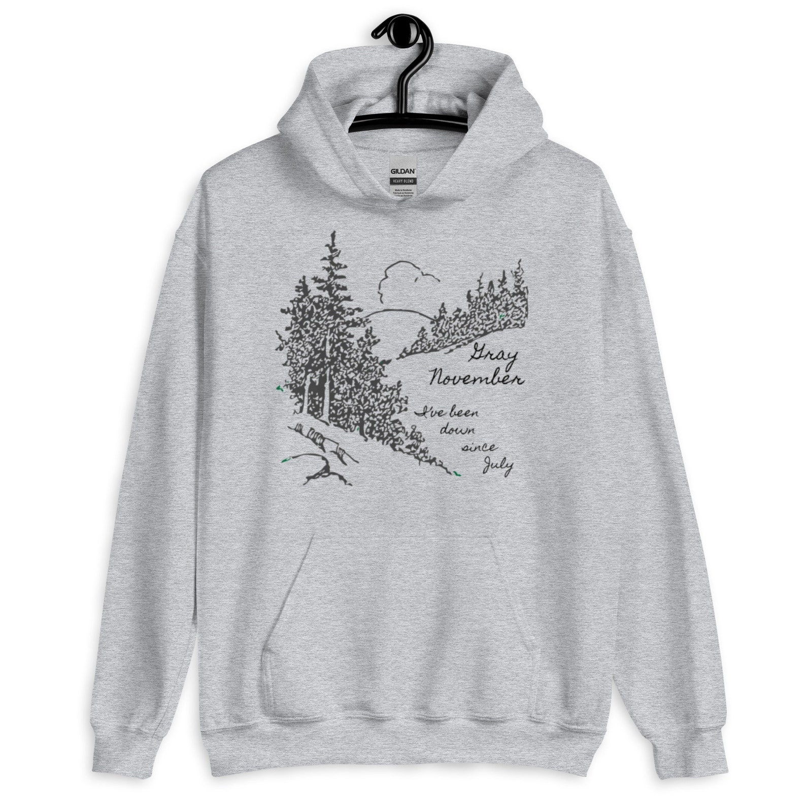 Taylor Swift Evermore Pine Tree Oversized Hoodie - Subtle Taylor Swift ...