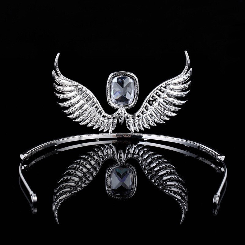 Tiara With Angel Wings, Premium Quality Wedding/birthday/prom Tiara ...