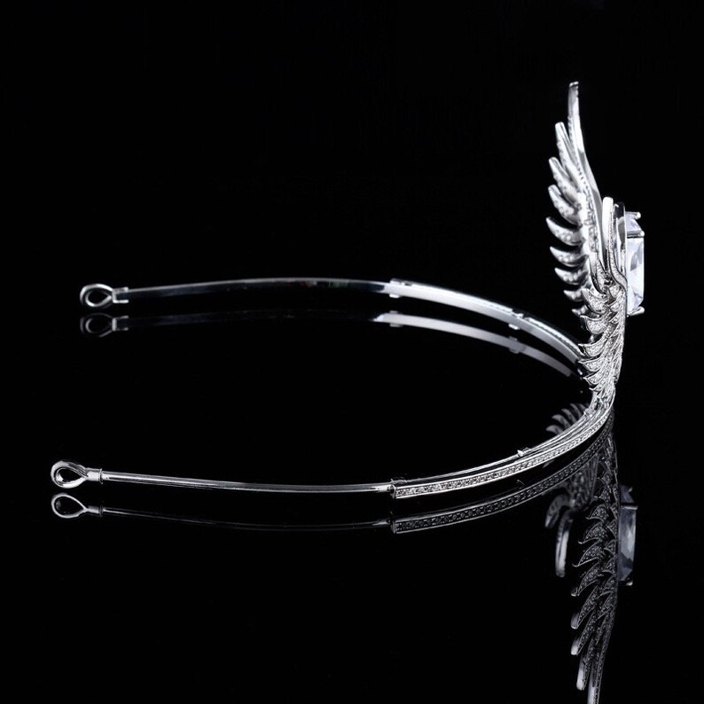 Tiara With Angel Wings, Premium Quality Wedding/birthday/prom Tiara ...