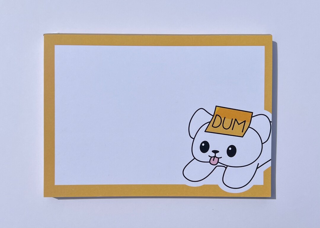 Dumb Hamster Notepad - Etsy