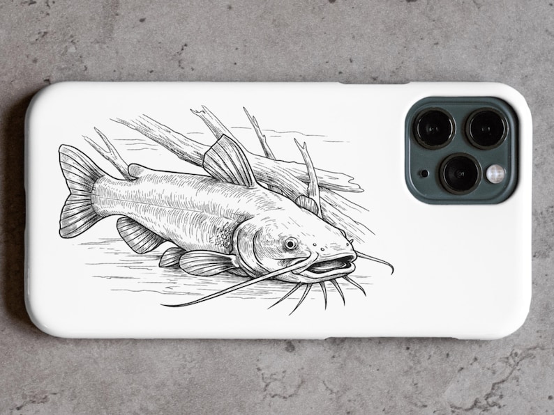 Catfish Svg Dxf Png Realistic Detailed Channel Cat Fish Digital ...
