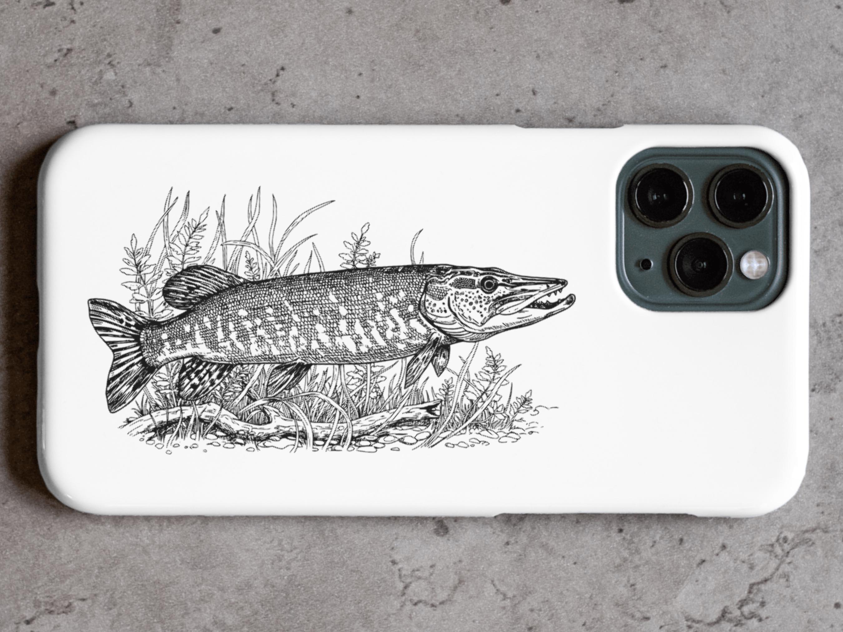 Northern Pike Svg Dxf Png Realistic Detailed Fish Digital Download ...