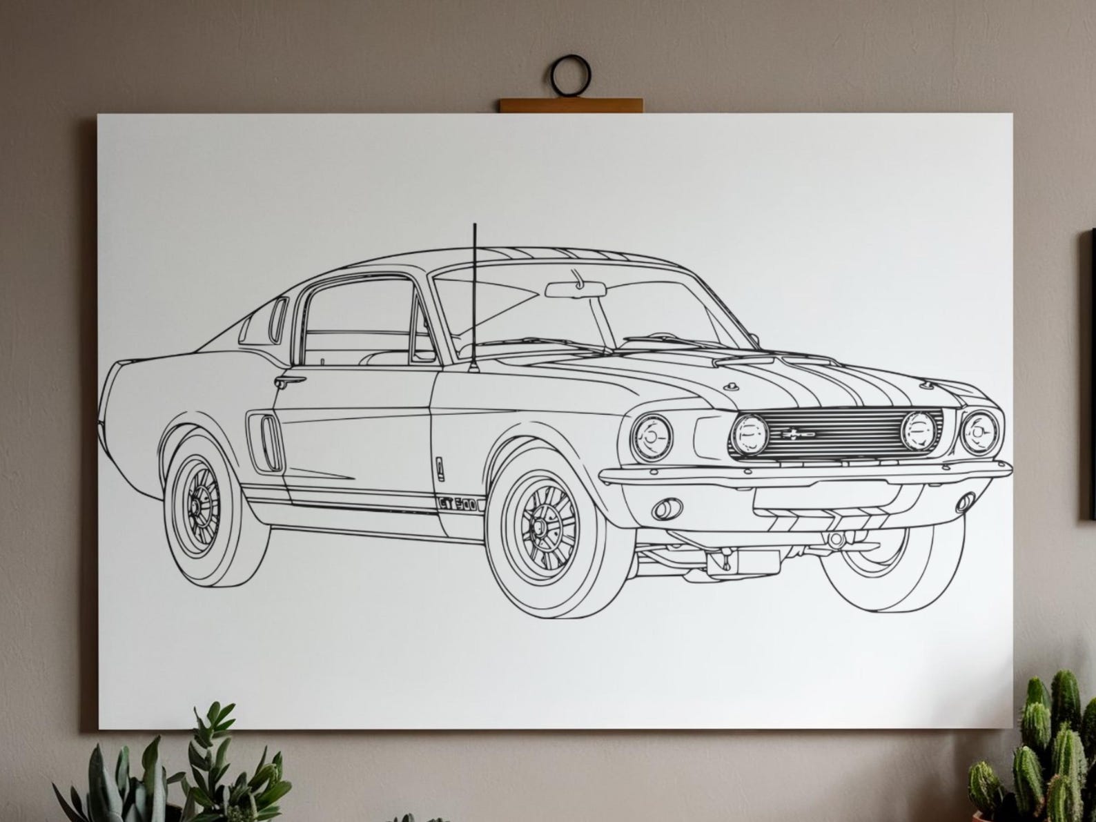 1967 Mustang Svg Png Dxf Jpeg Shelby GT500 Ford Laser Files Digital ...