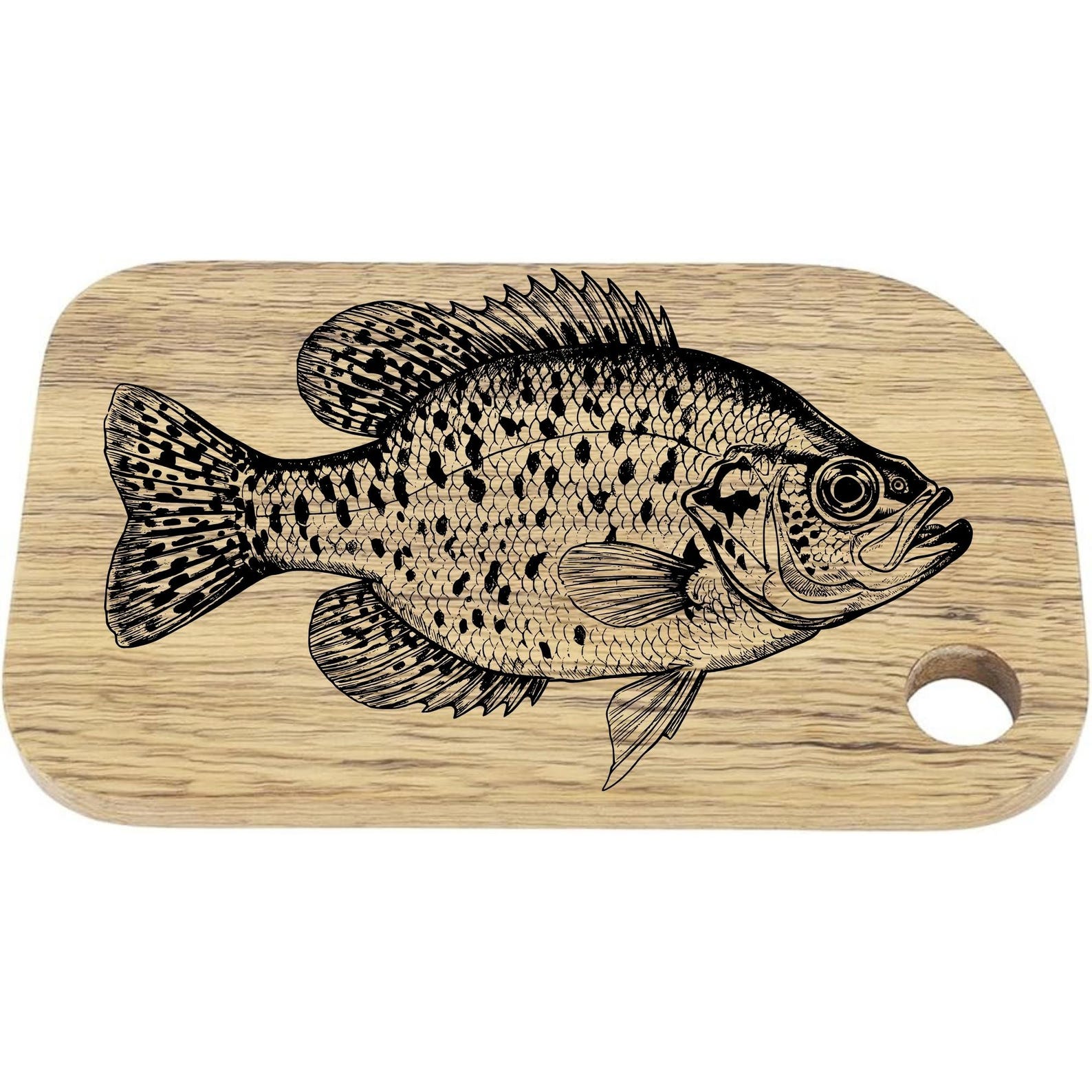 Crappie Laser Engraving Files SVG PNG DXF Realistic Detailed - Etsy