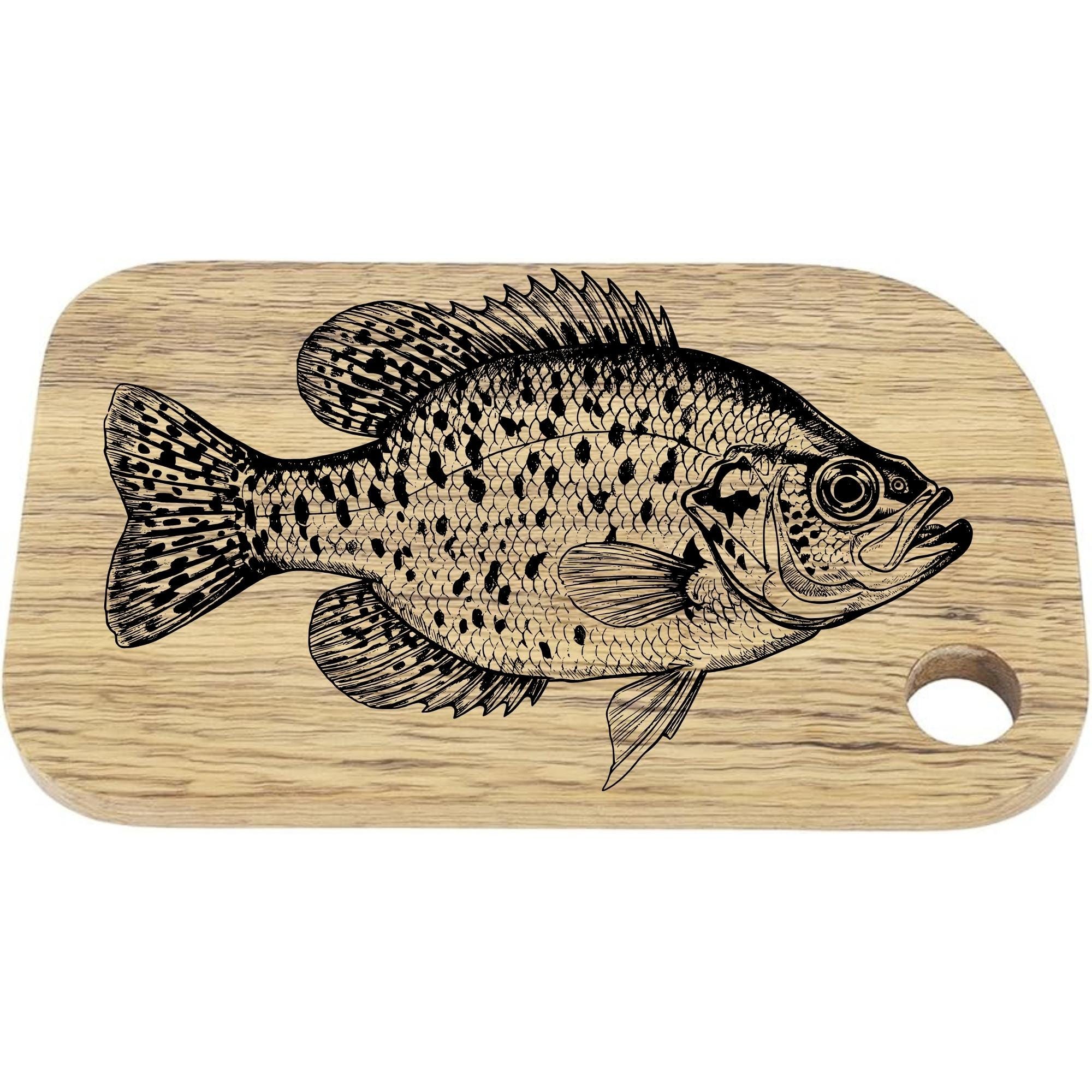 Crappie Laser Engraving Files SVG PNG DXF Realistic Detailed - Etsy